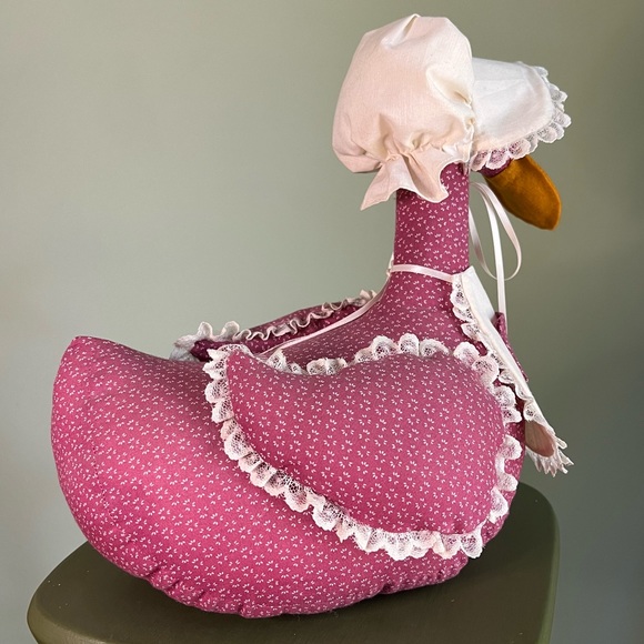 Vintage | Accents | Mother Goose Hand Sewn Cottagecore Plush Fairytale ...